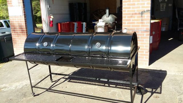 55 Gallon Barrel Grills Single Rack ~ Double Rack ~ Double Barrel – Iron Man Jack Albany, GA