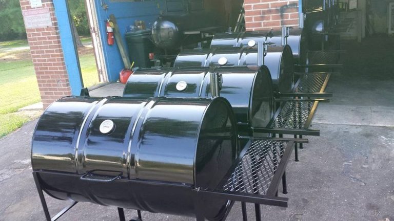 55 Gallon Barrel Grills Single Rack ~ Double Rack ~ Double Barrel ...